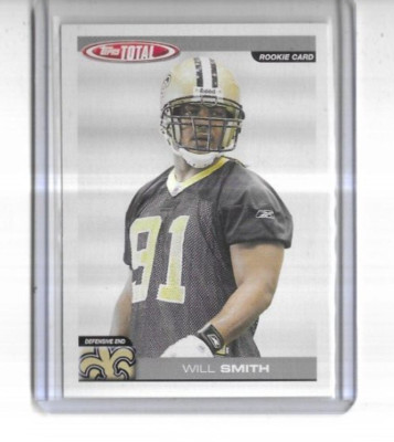 2004 Topps Total Football #370 Will Smith New Orleans Saints Rookie ...