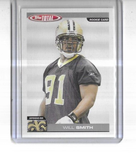 2004 Topps Total Football #370 Will Smith New Orleans Saints Rookie ...