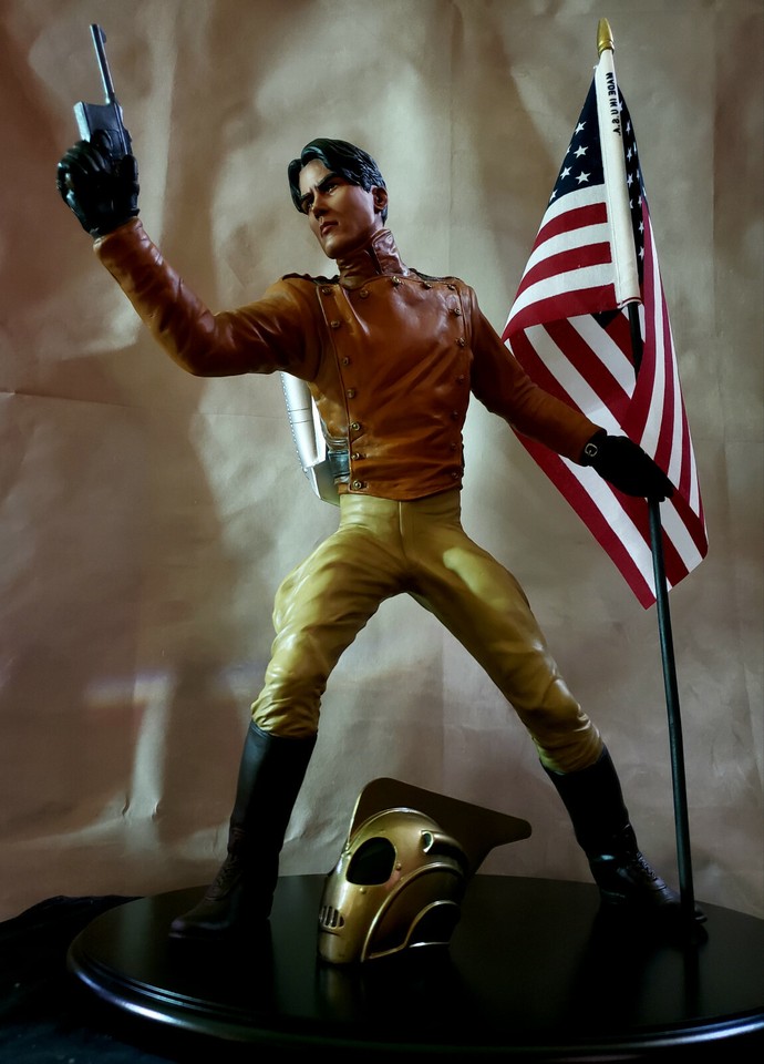 1991 The ROCKETEER Premium Figure custom STATUE One of a Kind Rare FIT ...