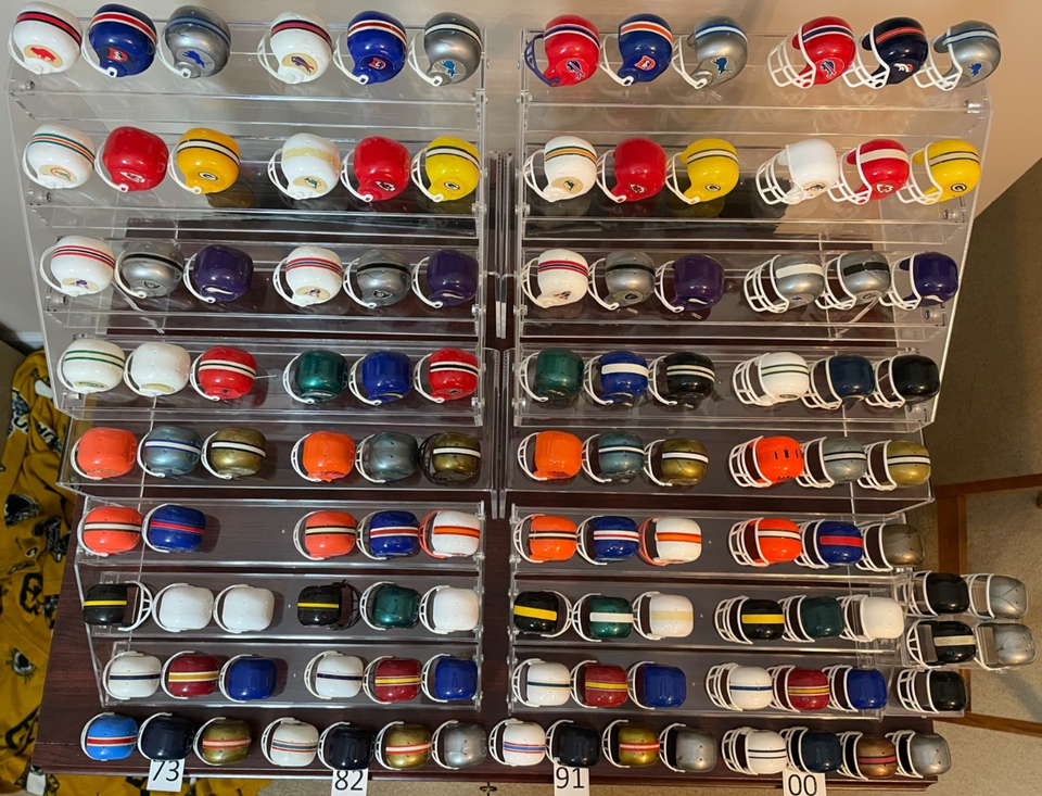 36 Complete Sets of NFL OPI Gumball Helmets Original Vintage 1965-2000 ...