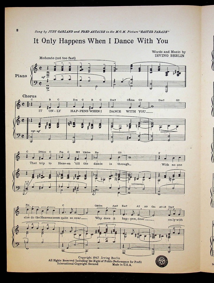 Easter Parade (1948) Judy Garland Fred Astaire Irving Berlin Movie ...