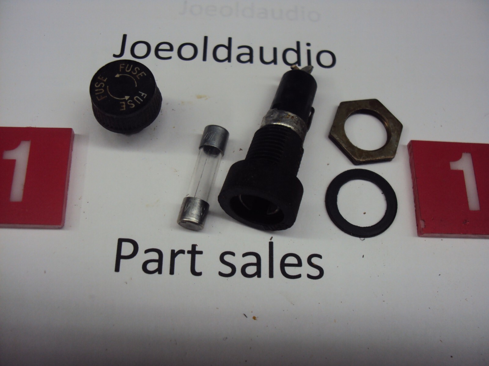 HH Scott 342 Receiver Speaker Fuse Holder & Fuse Parting out Entire HH ...