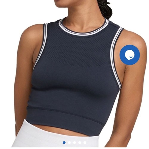 Wilson Rally Seamless Women's Tennis Tank navy blue size Small | eBay