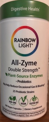 Rainbow Light All-Zyme Double Strength Plant Source Enzymes ...