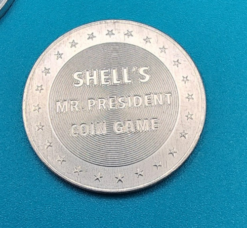 Vintage Shell’s Mr. President Coin Game Tokens Lot of 5 Franklin Mint ...