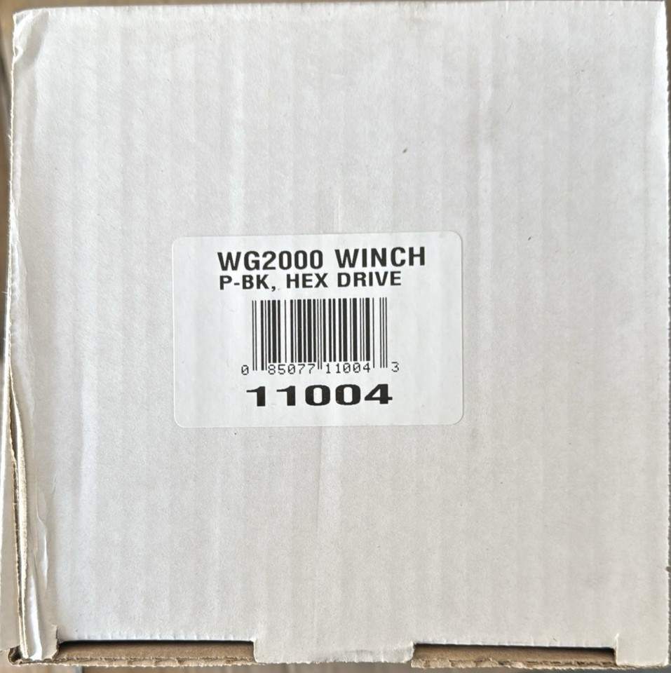 DUTTON-LAINSON WG2000 Gear Winch,Worm Gear,2000 lb. 33UD43 (Open Box ...