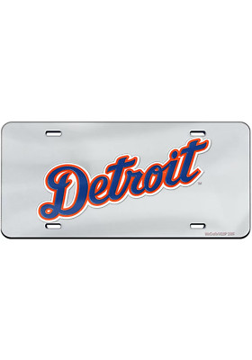 DETROIT TIGERS---MIRROR---INLAID----- LICENSE PLATE | eBay