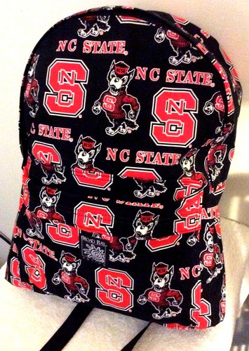 NEW North Carolina NC State Wolfpack Lightweight BackPack NCAA ACC ...
