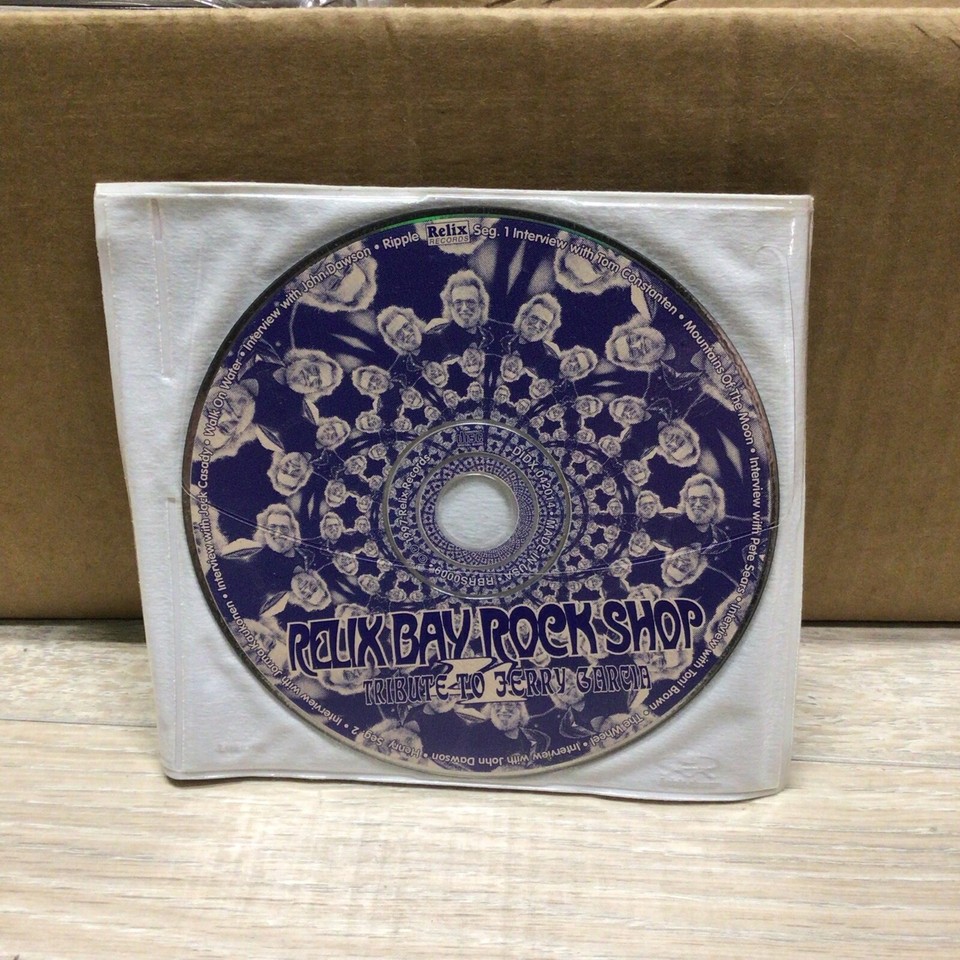 Relix Bay Rock Shop: Tribute to Jerry Garcia (PROMO CD 1997 Relix ...