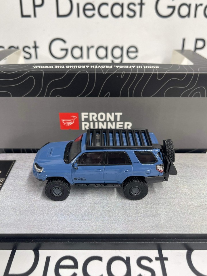 GCD 2024 Toyota 4Runner TRD PRO Cavalry Blue Front Runner 1:64 Diecast ...