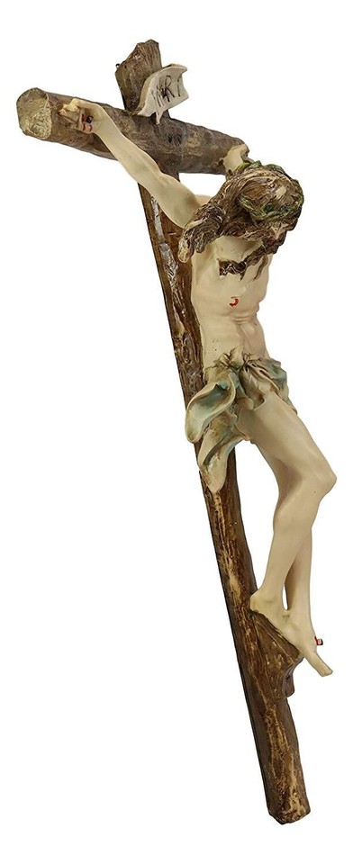 Ebros Large Jesus Christ at Calvary Crucifix INRI Wall Cross Hanging ...