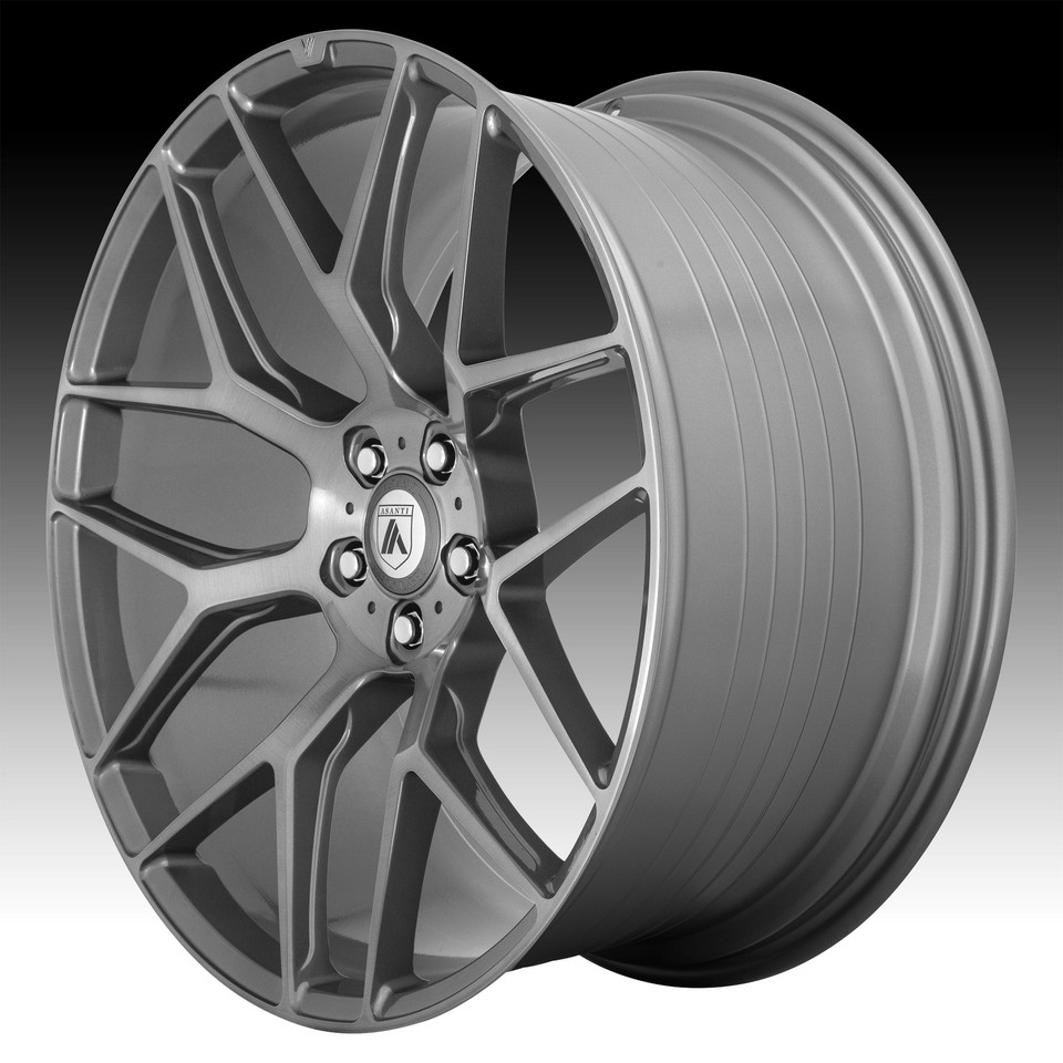 4/Asanti Black Label ABL27 Dynasty Titanium Brushed 20x9 5x4.5 35mm ...