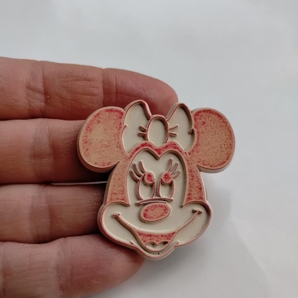 Walt Disney Prod. Rubber Refrigerator Fridge Magnets Mickey Minnie ...
