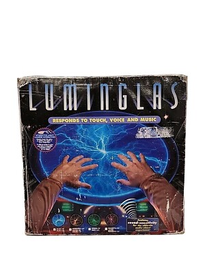 Luminglas 12″ Glass Blue Plasma Light Interactive Touch, Voice, Music ...