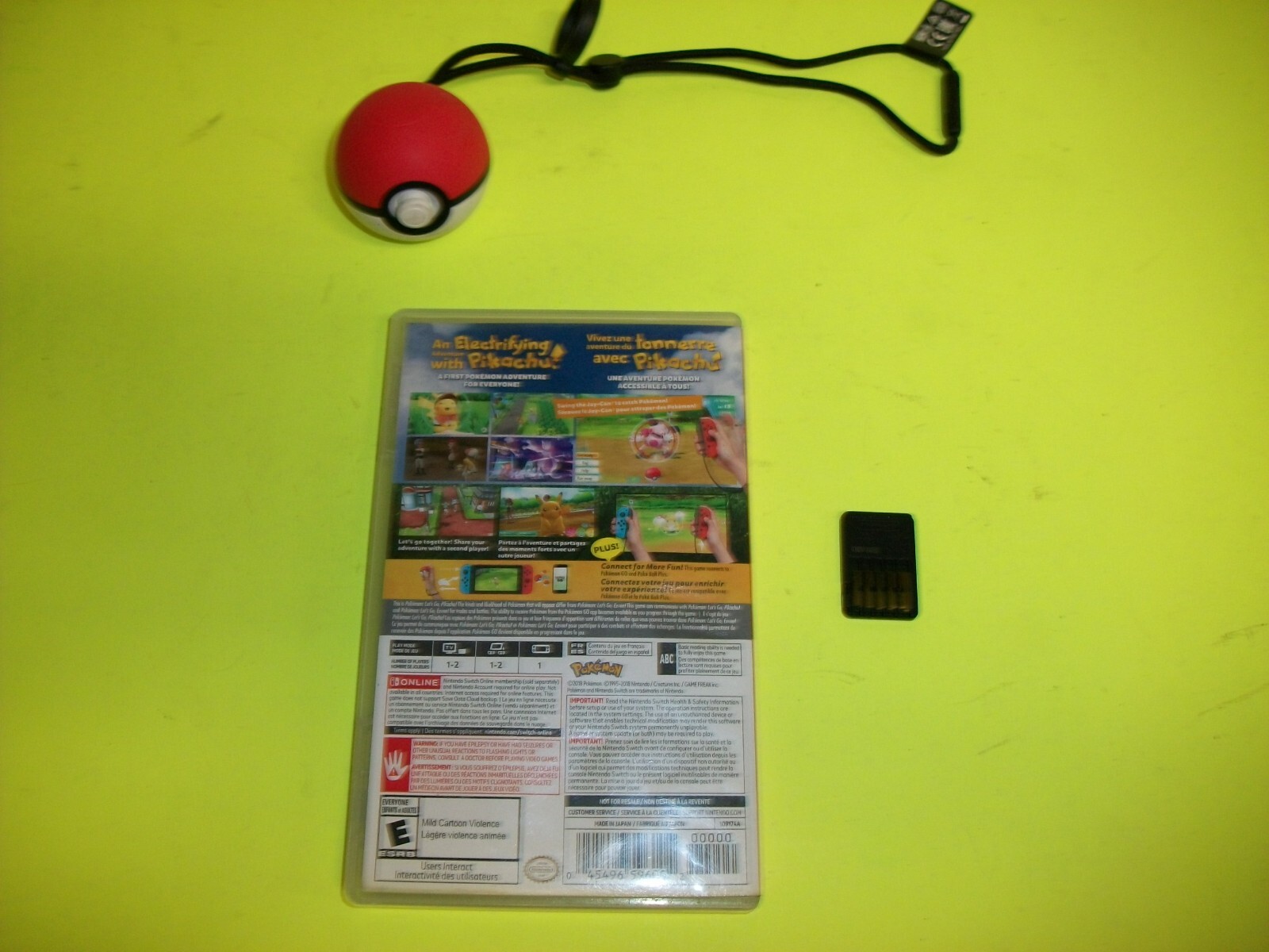 Poke Ball Plus Pokemon Nintendo Switch 2018 Let's Go Pikachu