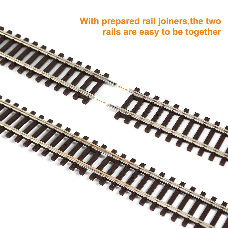 Evemodel HO Scale Code 100 9" Straight Track Copper-Nickel Rail with ...