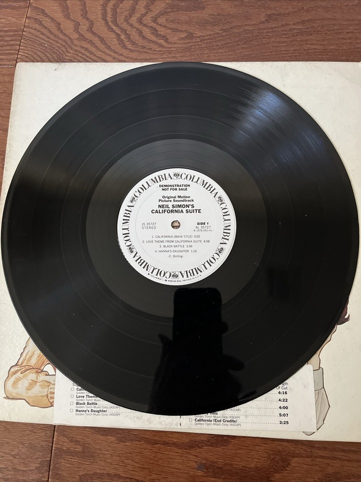 Neil Simon’s California Suite Soundtrack LP 1978 | eBay