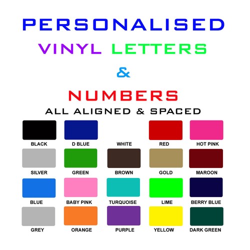 Vinyl Lettering Shops Signs Lettering Cars Vans Letters Pre Spaced Self ...