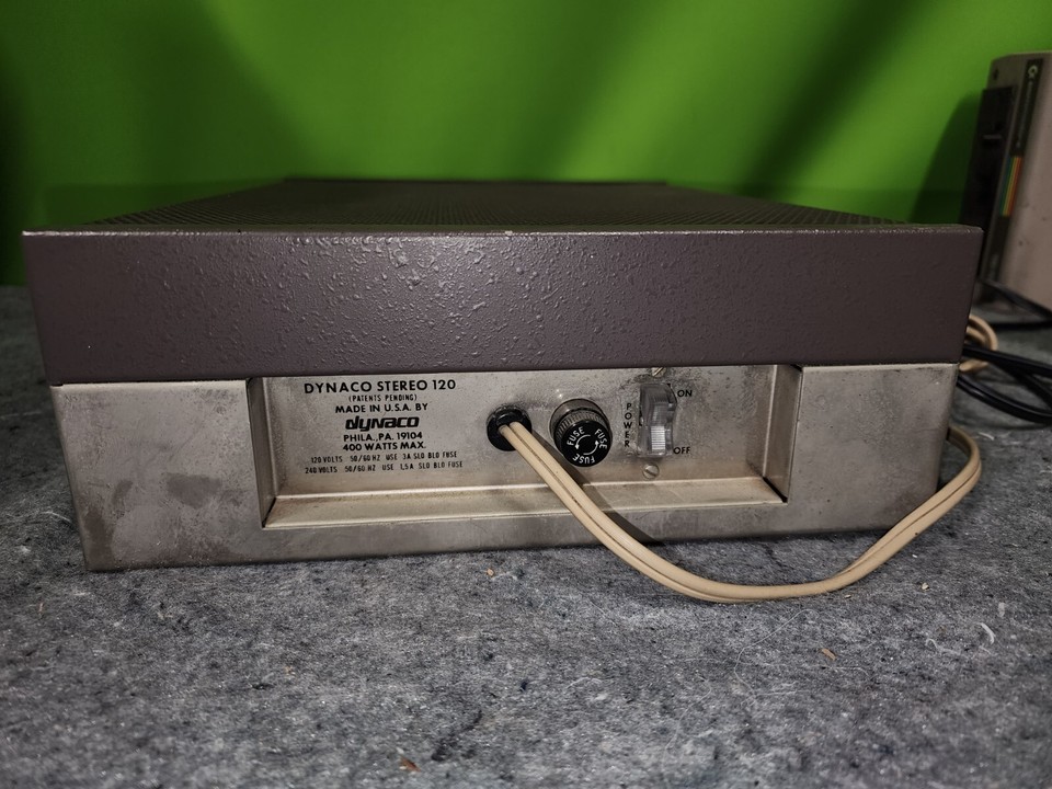 Vintage Dynaco 120 Stereo Power Amplifier AMP Tested Works | eBay