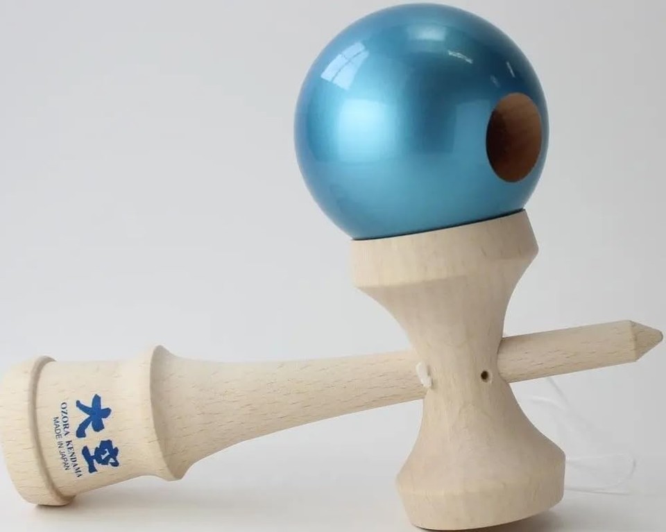 YAMAGATA KOUBOU Competitive Kendama Ozora Premium Metallic Turquoise ...