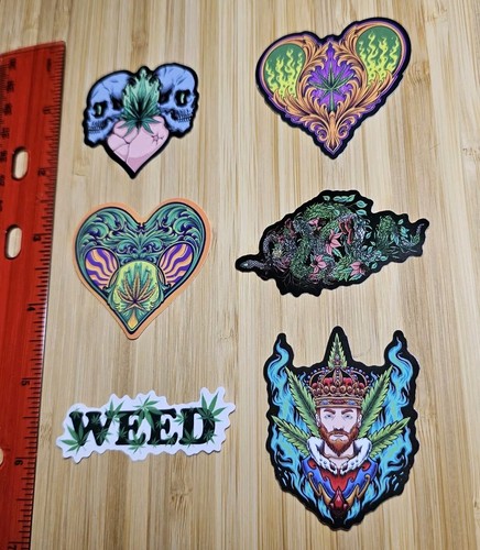 ️💀 TERPS SNAKE KING STONED HERBS STONER WEED GANJA S77 STICKER LOT ...