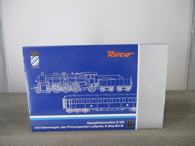 Roco Spur H0 61471 Zug-Set 175 Jahre4 K.Bay.Sts.B. Dampflok S 3/6 DC ...