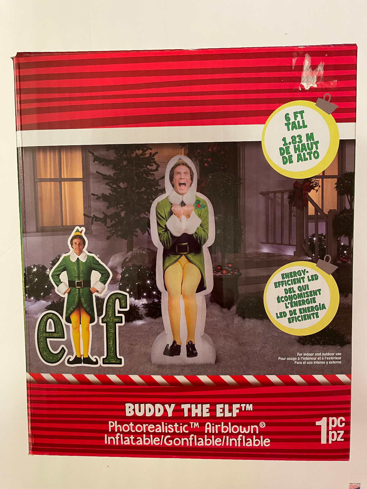 PHOTOREALISTIC AIRBLOWN INFLATABLE BUDDY THE ELF - NIB | eBay
