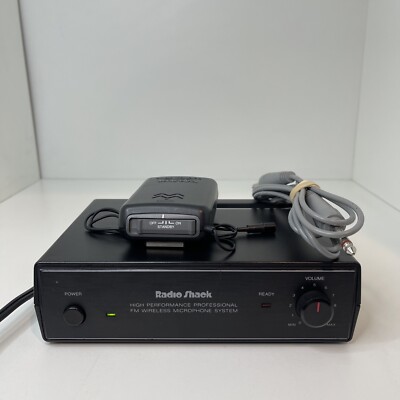 RADIO SHACK FM wireless microphone system 32-1229 | eBay