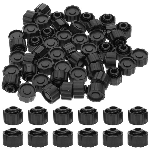 50 Pcs No Needle Connector Plug Vacuum Caps Kit Adapter Lab | eBay