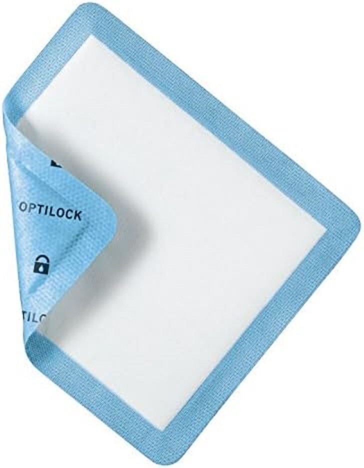 HydraLock SA Super Absorbent Dressing Blue / White 6 x 10" Sterile ...