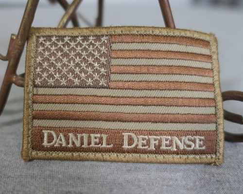 Brown Hook & Loop Daniel Defense Firearms Tactical Subdued American Flag Patch | eBay