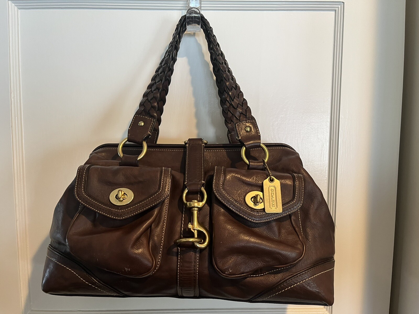 Coach Daphne Legacy Doctors Satchel Mahogany Brown 35… - Gem