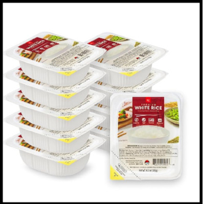 IRIS Japanese Rice 10 Pack Instant White Rice for Microwave 80 seconds ...