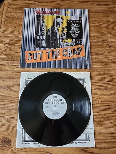 The Clash 'Cut The Crap' 1985 original LP in shrink ex cond w/ Hype ...