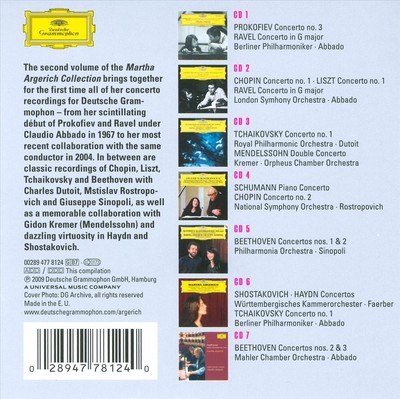 MARTHA ARGERICH: THE COLLECTION, VOL. 2 - THE CONCERTO RECORDINGS NEW ...
