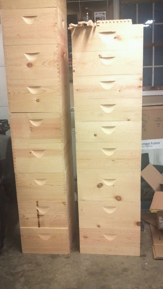 Deep Hive Body 9 5/8" Hive Body Bee Box ASSEMBLED/PAINTED | eBay