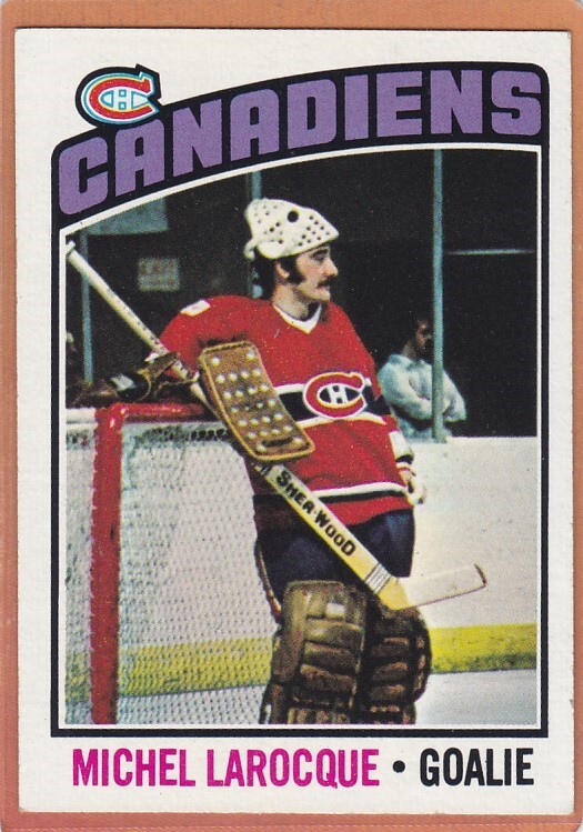 1976-77 TOPPS HOCKEY MICHEL LAROCQUE #79 CANADIENS EX+ *A13936 | eBay