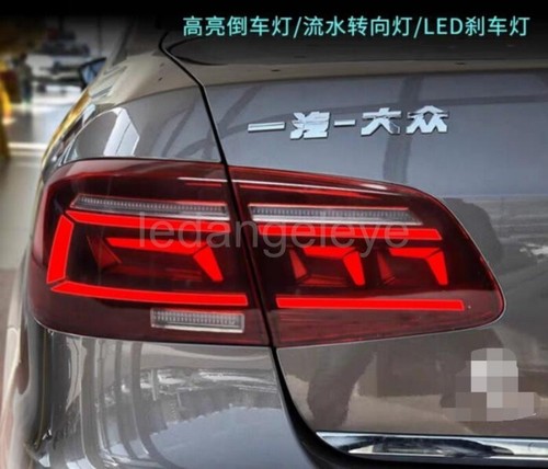 Red LED tail lights For European Passat B7 LED tail back lamps 2011 ...