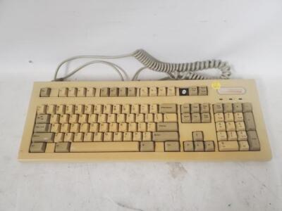 Vintage Compaq Enhanced III Mechanical PS/2 Computer Keyboard Missing ...