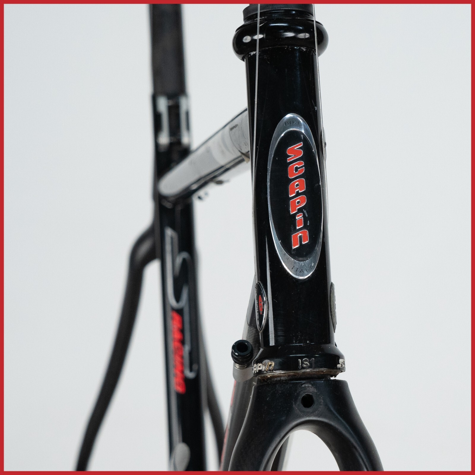 SCAPIN SOUND STEEL CARBON FRAME VINTAGE ROAD RACING BIKE BICYCLE LUGS ...