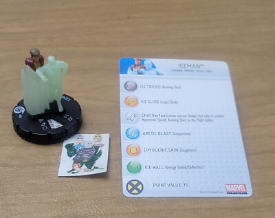 =HeroClix Marvel GIANT-SIZE X-MEN FAST FORCES Iceman 006 with card = | eBay