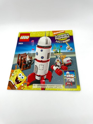 Lego Spongebob Squarepants 3831 Rocket Ride INSTRUCTION MANUAL ONLY ...