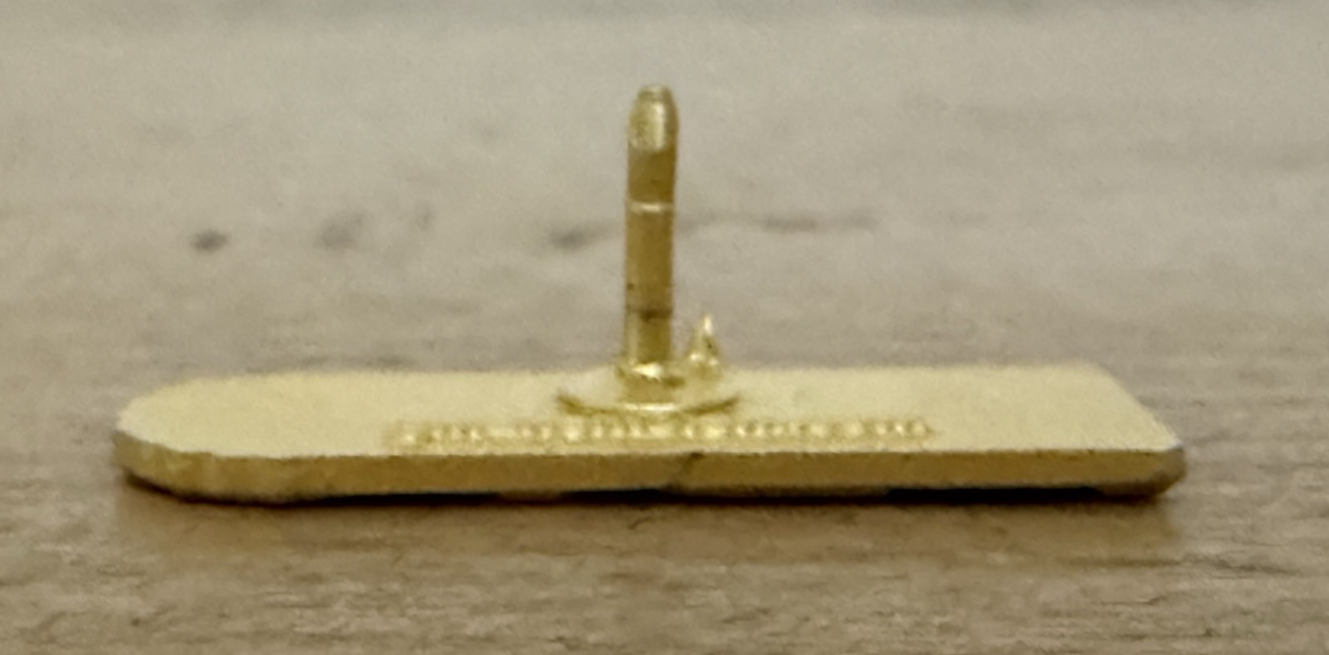 FBI Bar Lapel Pin Emblem Gold Toned Gman | eBay