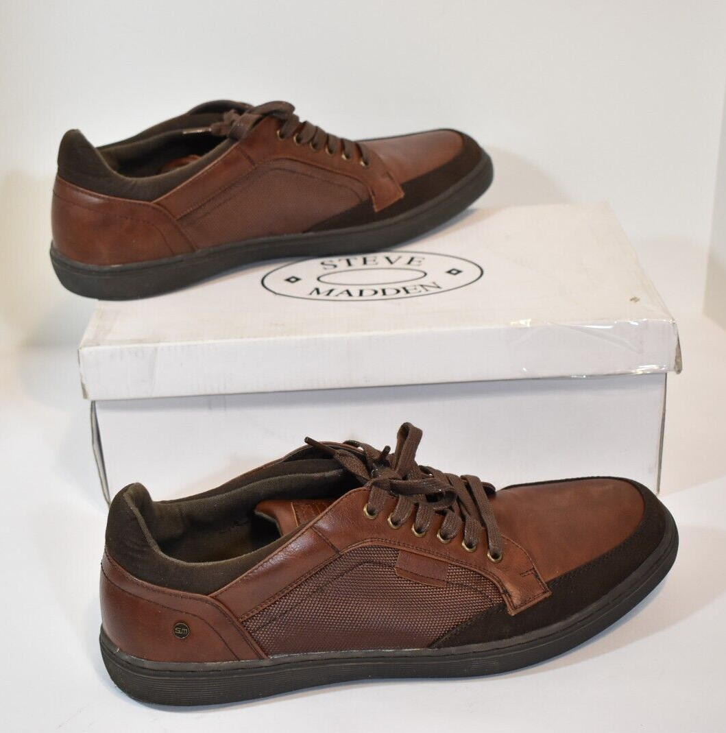Men's Steve Madden Gasper Brown Fashion Sneaker Size 11.5 | eBay