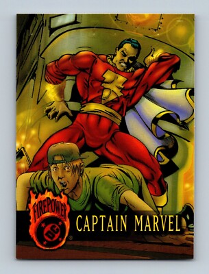 DC FirePower Flair - Captain Marvel 62 - Embossed Outburst 1996 Comics ...