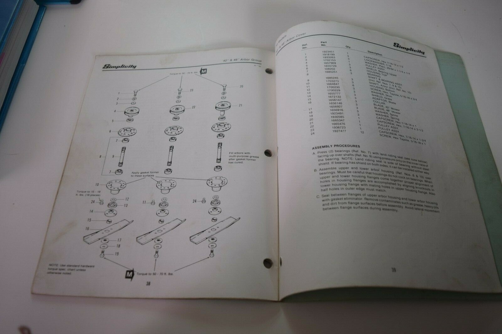 Simplicity 6500 Series Hydrostatic Garden Tractors Parts Manual | eBay