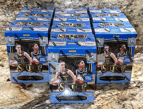 (10) 2024 WNBA Select Sealed Blaster Boxes w/ Exclusive Pink Ice ...