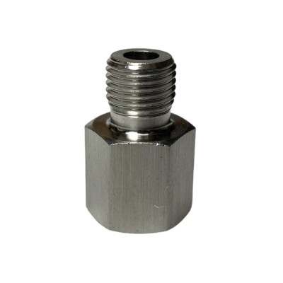 M10X1.0 Male to 1/8” BSP Female Stainless Steel Metric Fitting Adapter ...