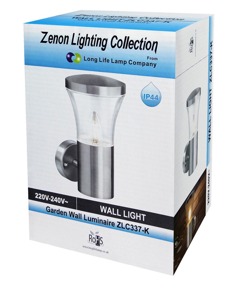 Modern LED Stainless Steel Single Wall Light Outdoor Garden Wall Lamp ...