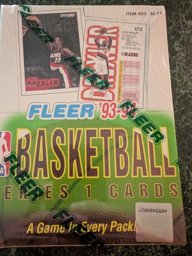 1993/94 FLEER SERIES 1 SEALED BASKETBALL BOX | eBay